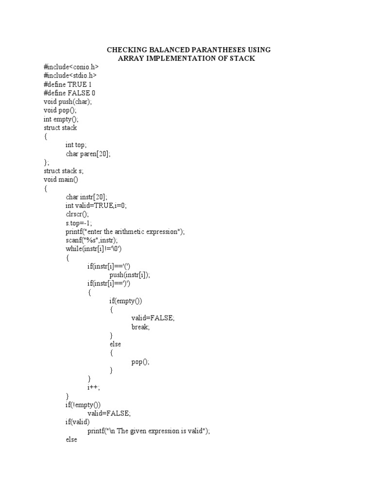 Applications of Stack | PDF | Programming Paradigms | Software Engineering Applications of Stack | PDF | Programming Paradigms | Software Engineering
