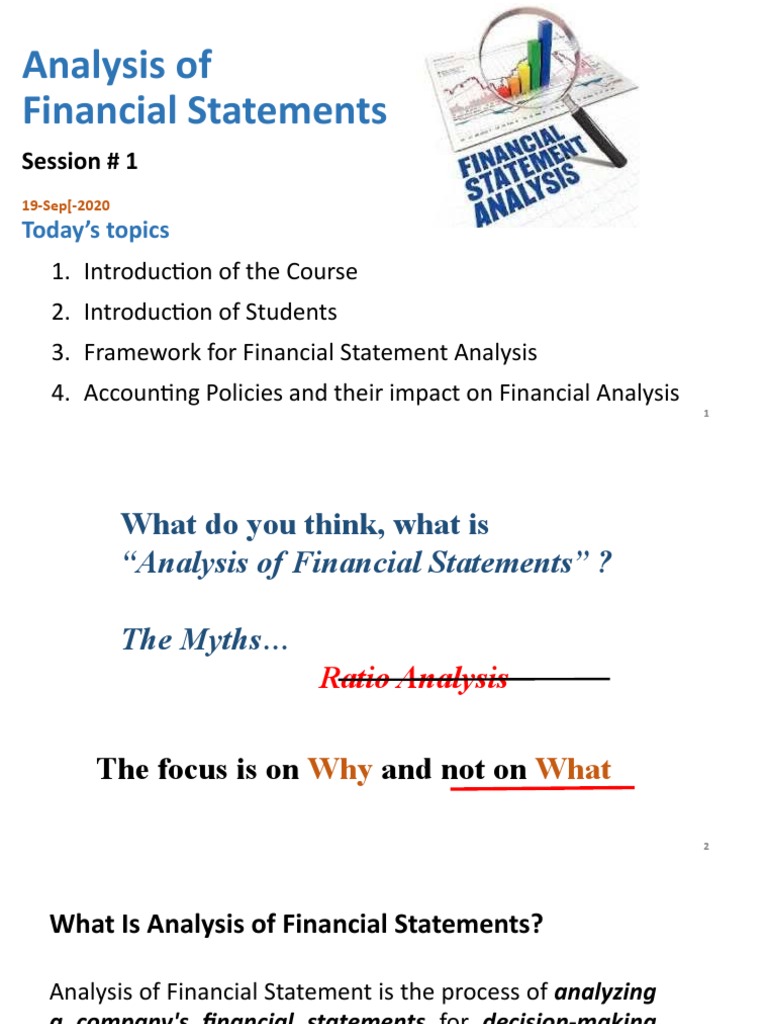 Analysis of Financial Statement | PDF | Financial Statement Analysis ...