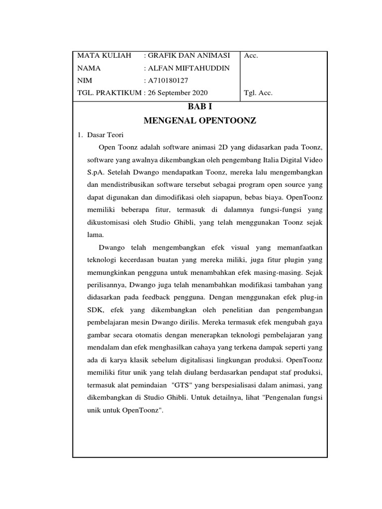 A710180127 - Alfan Miftahuddin - Modul 1 PDF | PDF