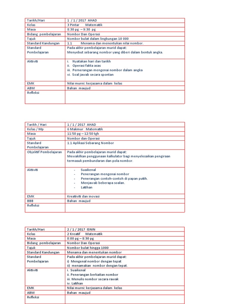 RPH mt3 | PDF | Karier & Perkembangan