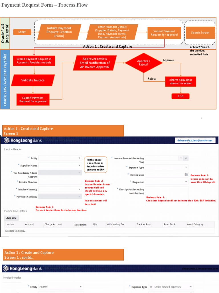 Payment Request Process Flow Guide | PDF | Accounts Payable | Digital ...