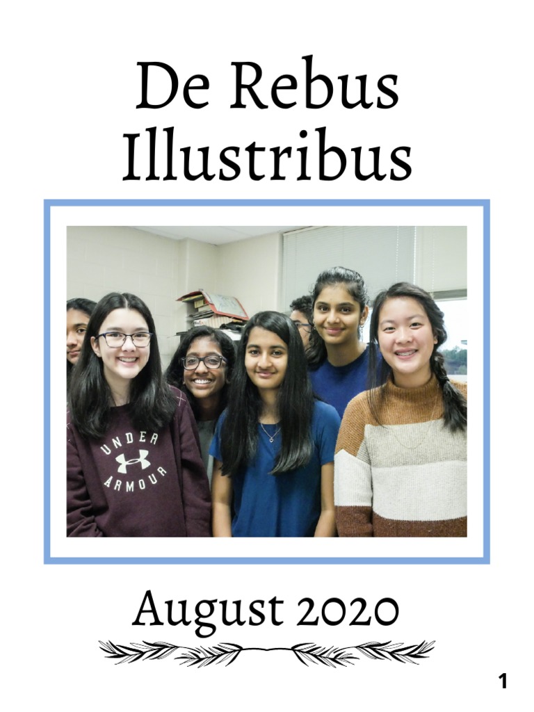 De Rebus Illustribus August 2020-2021 | PDF | Ancient Rome