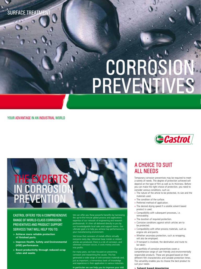 Industrial Corrosion Prevention Solutions | PDF | Corrosion | Liquids