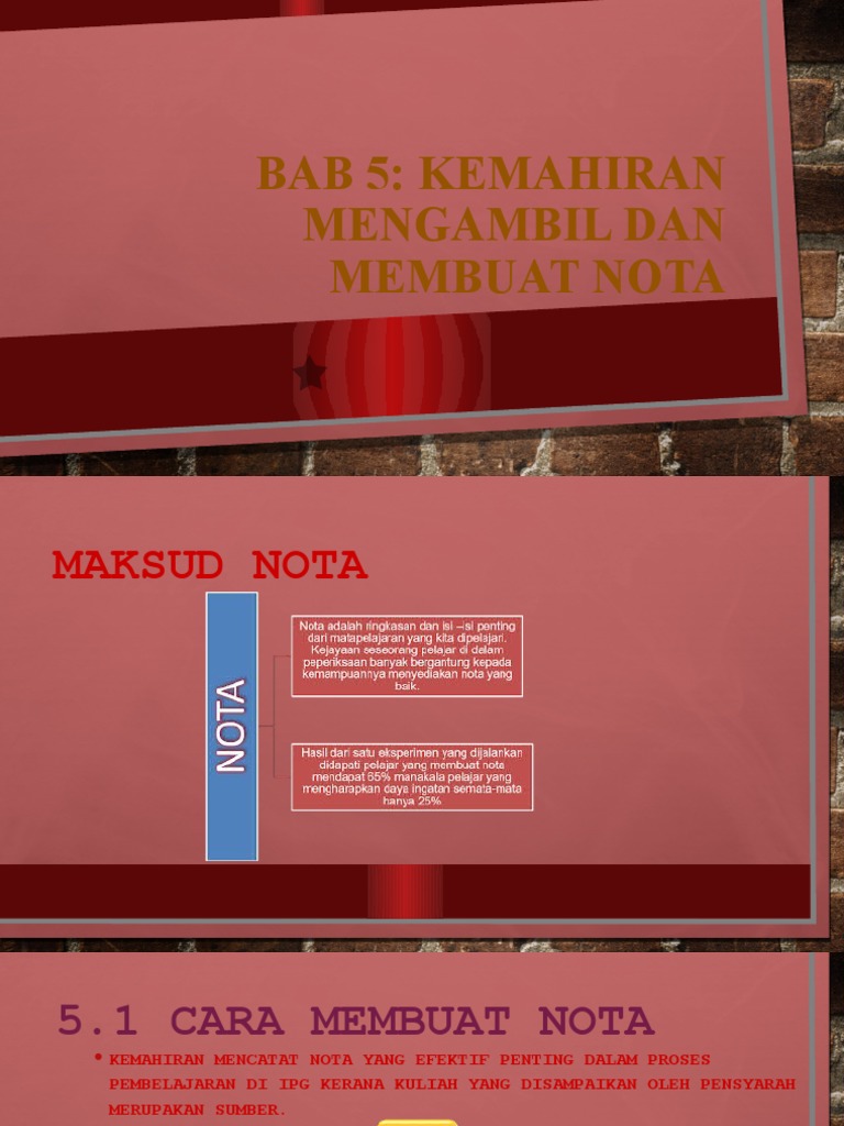 Kemahiran Membuat Nota Kreatif | PDF