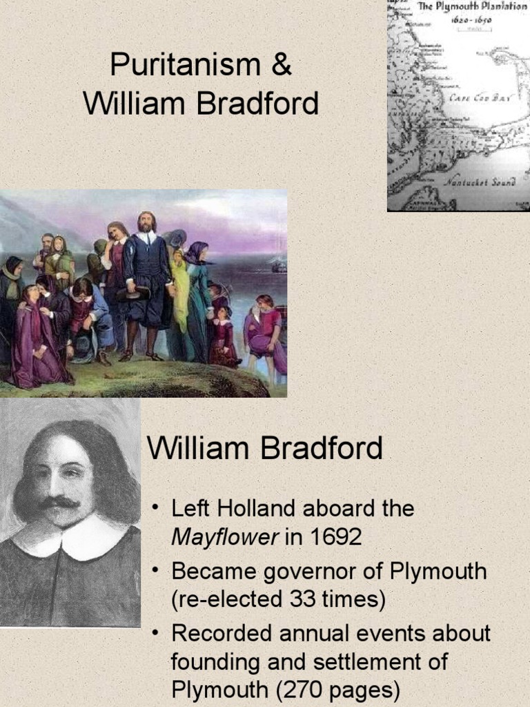 Puritans and Bradford | PDF | Plymouth Colony | Perseverance Of The Saints