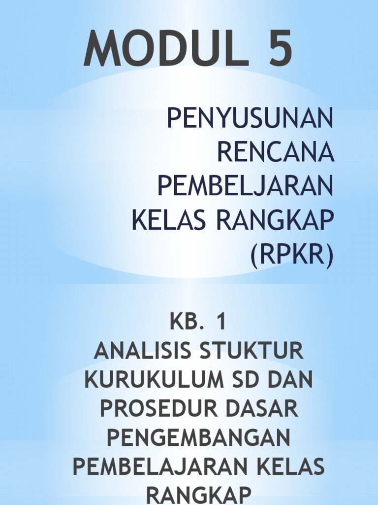 Modul 5 PKR | PDF