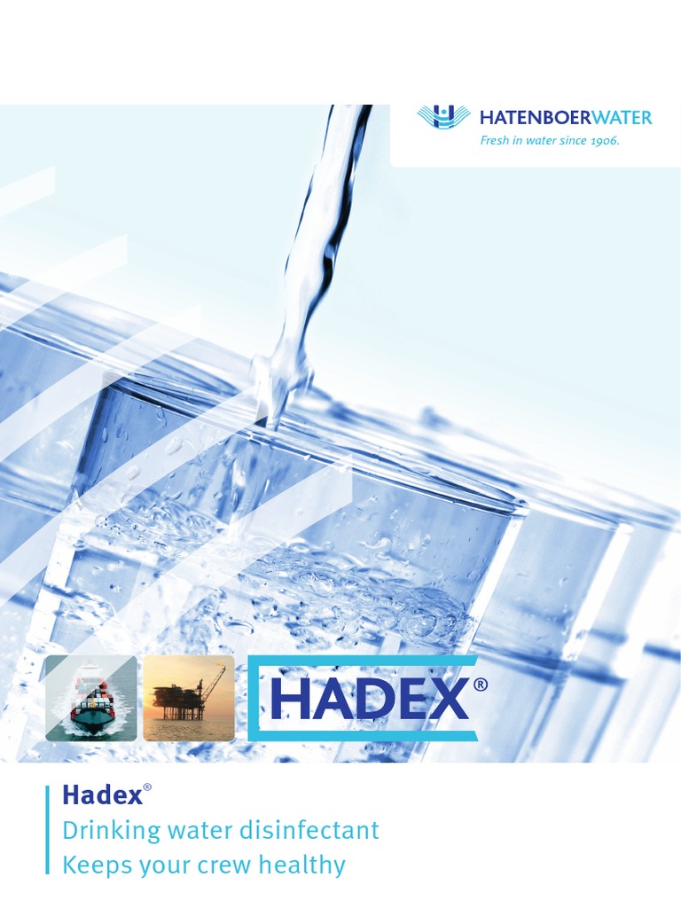 Hadex: Drinking Water Disinfectant Keeps Your Crew Healthy | PDF ...