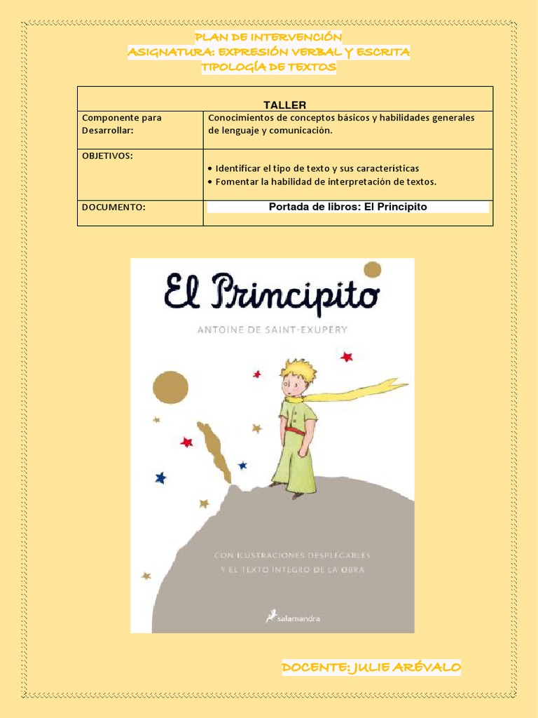 TALLER El Principito | PDF