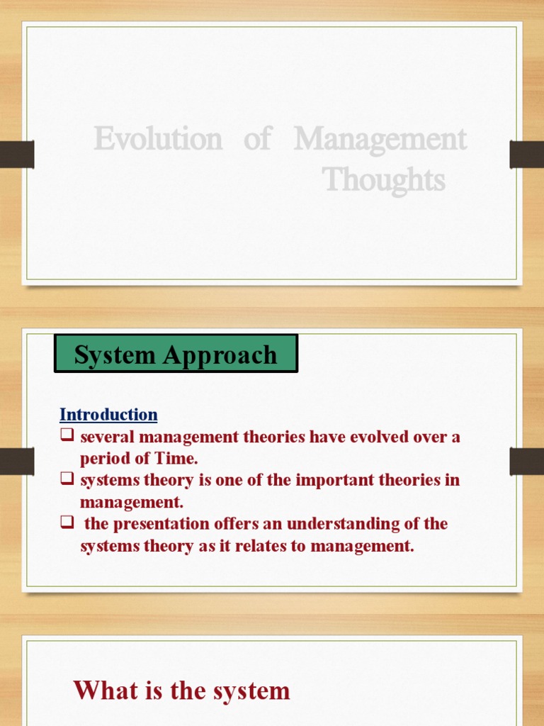 Evolution of Management | PDF