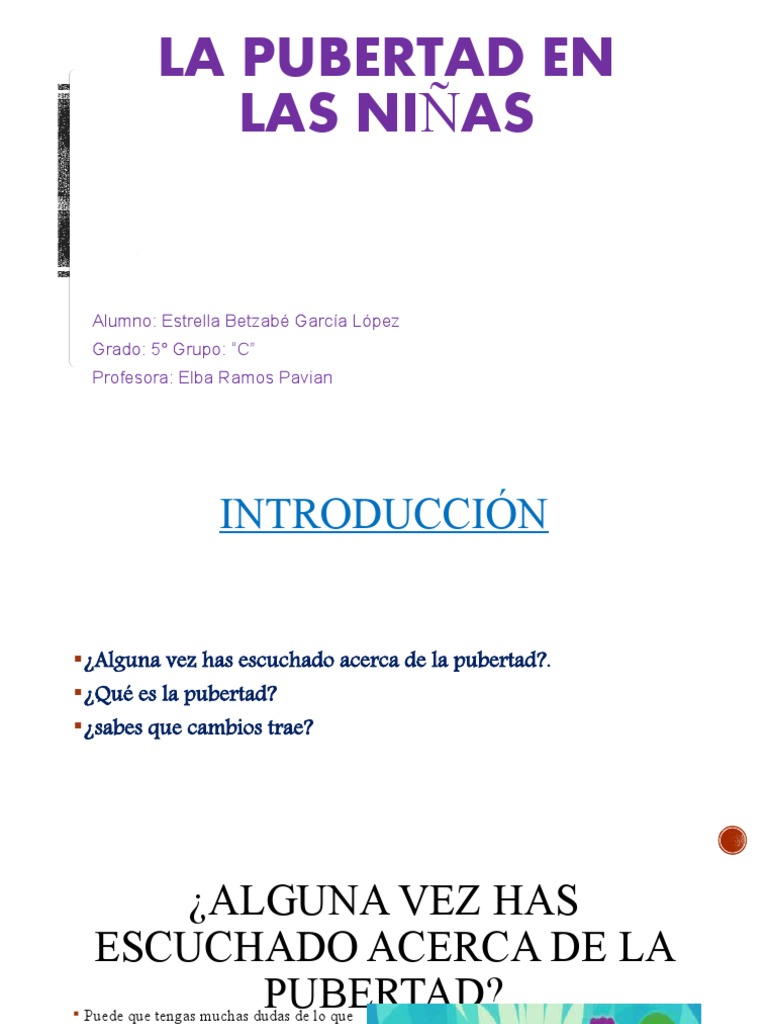 Guía de Pubertad para Niñas | PDF
