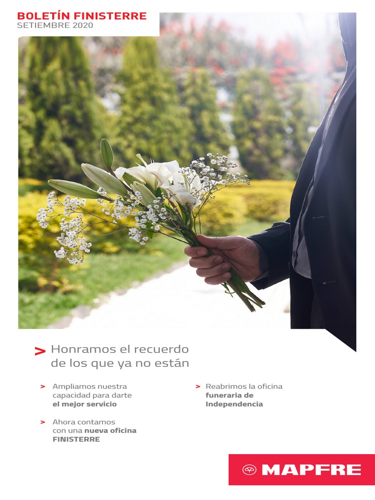Boletin Finisterre - Setiembre | PDF | Funeral | Salón Funerario Y ...