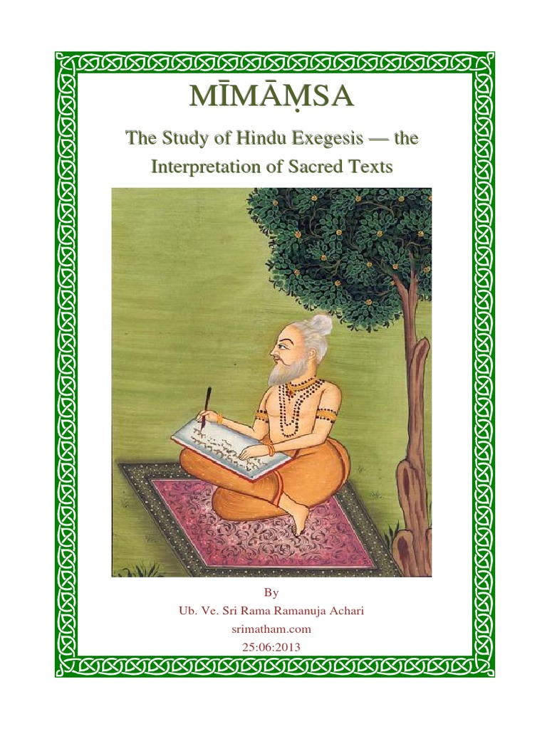 Mimamsa | PDF | Vedas | Brahman
