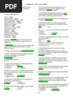 Form One Examinations-Ict | PDF | Computer Data Storage | Computer Program
