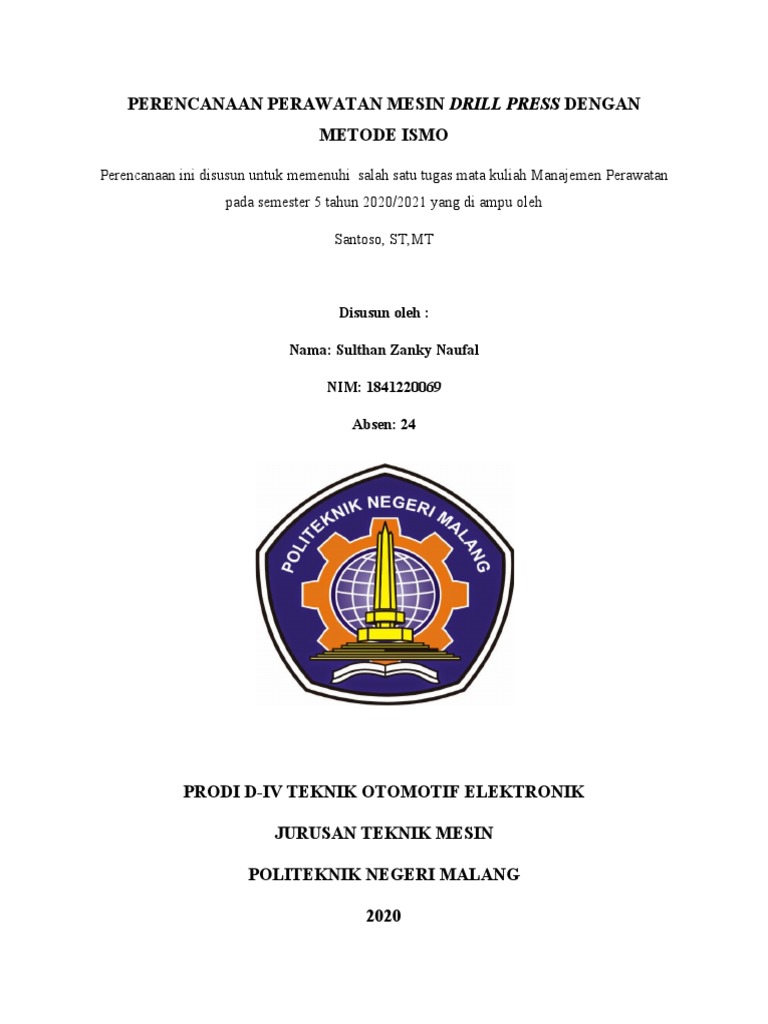 24 - Sulthan Zanky Naufal - 3A - Metode ISMO | PDF