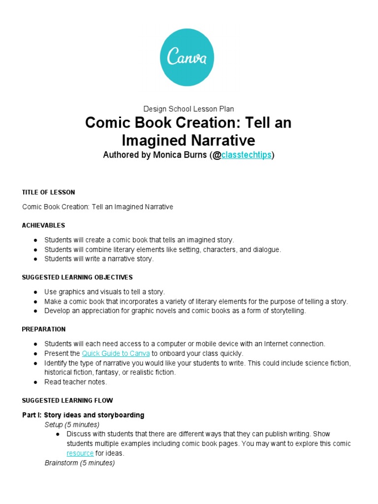 Comic Book Creation: Tell An Imagined Narrative: Authored by Monica ...