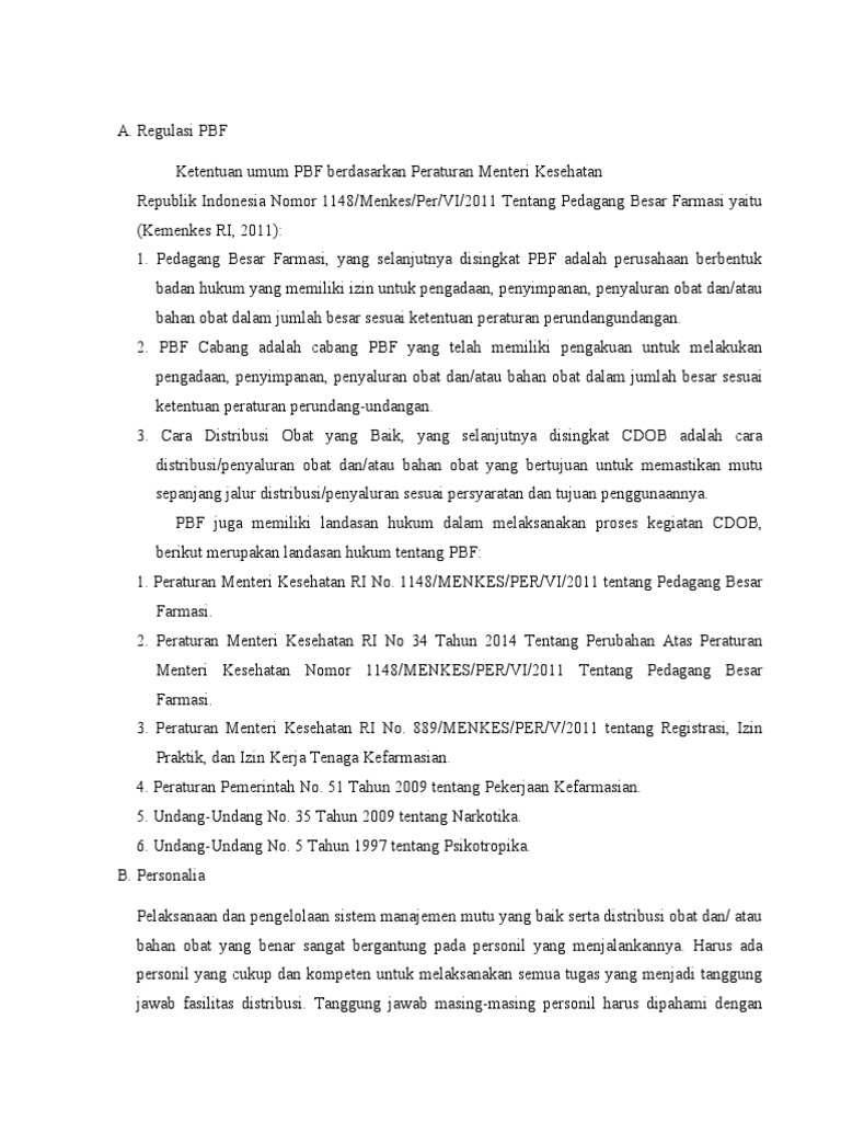 Laporan New PBF | PDF | Pengembangan Diri