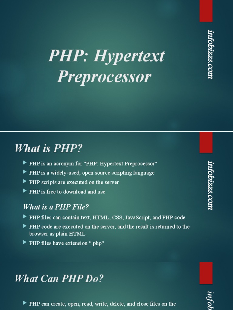 PHP 7800704 Powerpoint | PDF | Computers