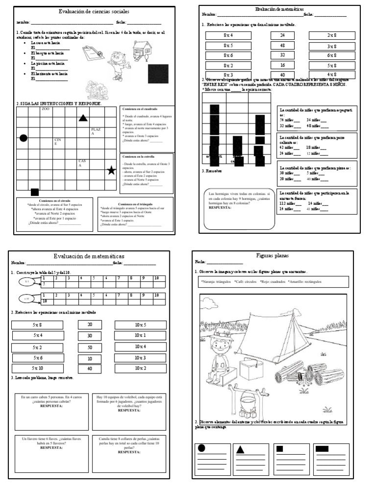74 Figuras Planas y Multiplicacion Grado 2 | PDF | Enseñanza de matemática
