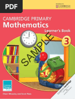 Cambridge Primary Mathematics Learner's Book 4 | PDF