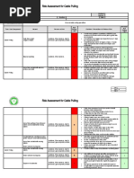 Cable Pulling | PDF | Hazards | Risk Assessment