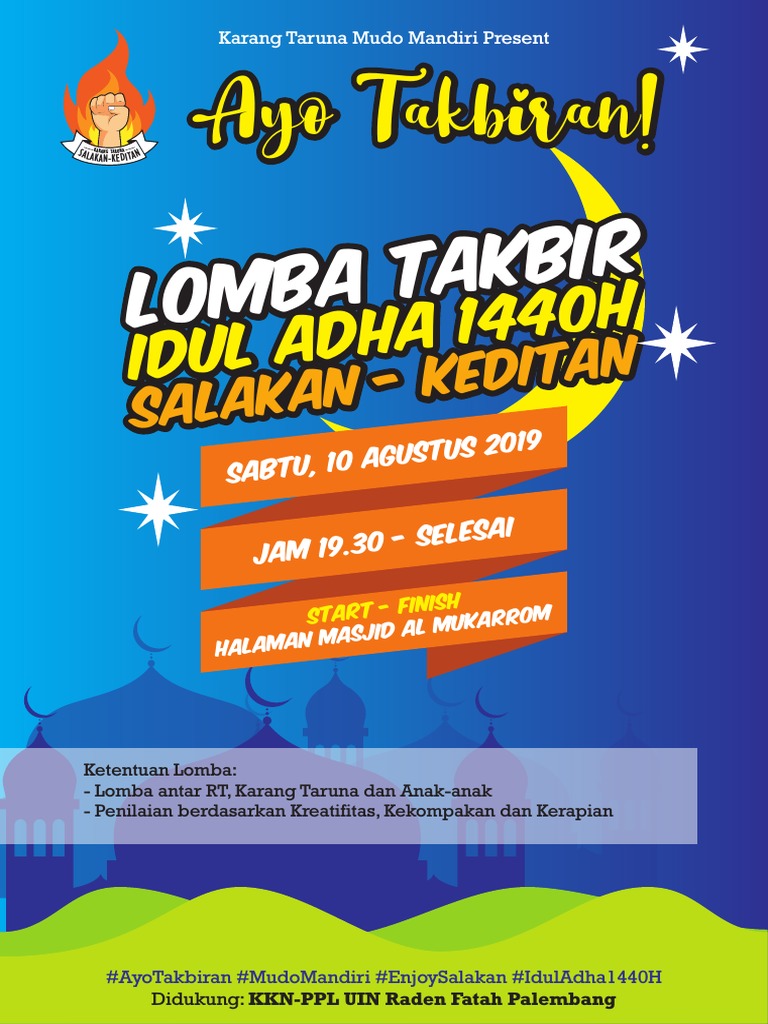 Poster Takbiran Dengan Ketentuan | PDF
