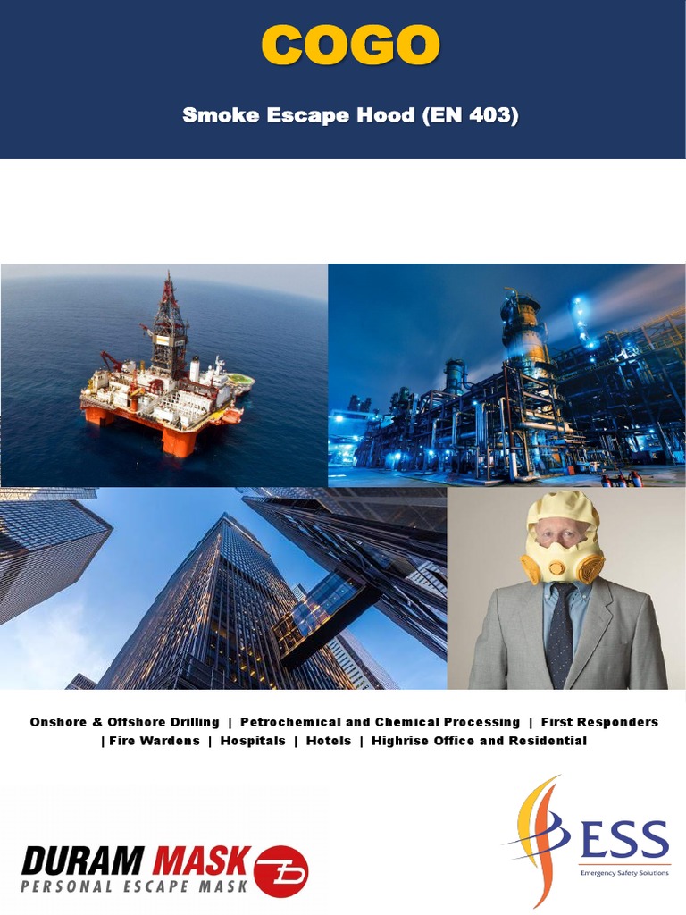 Smoke Escape Hood (EN 403) | PDF | Smoke | Ammonia