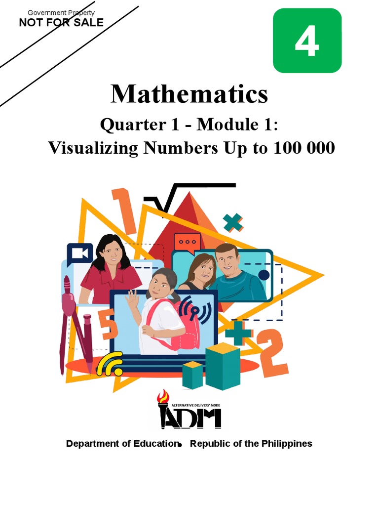Mathematics: Quarter 1 - Module 1: Visualizing Numbers Up To 100 000 | PDF | Cognition | Learning