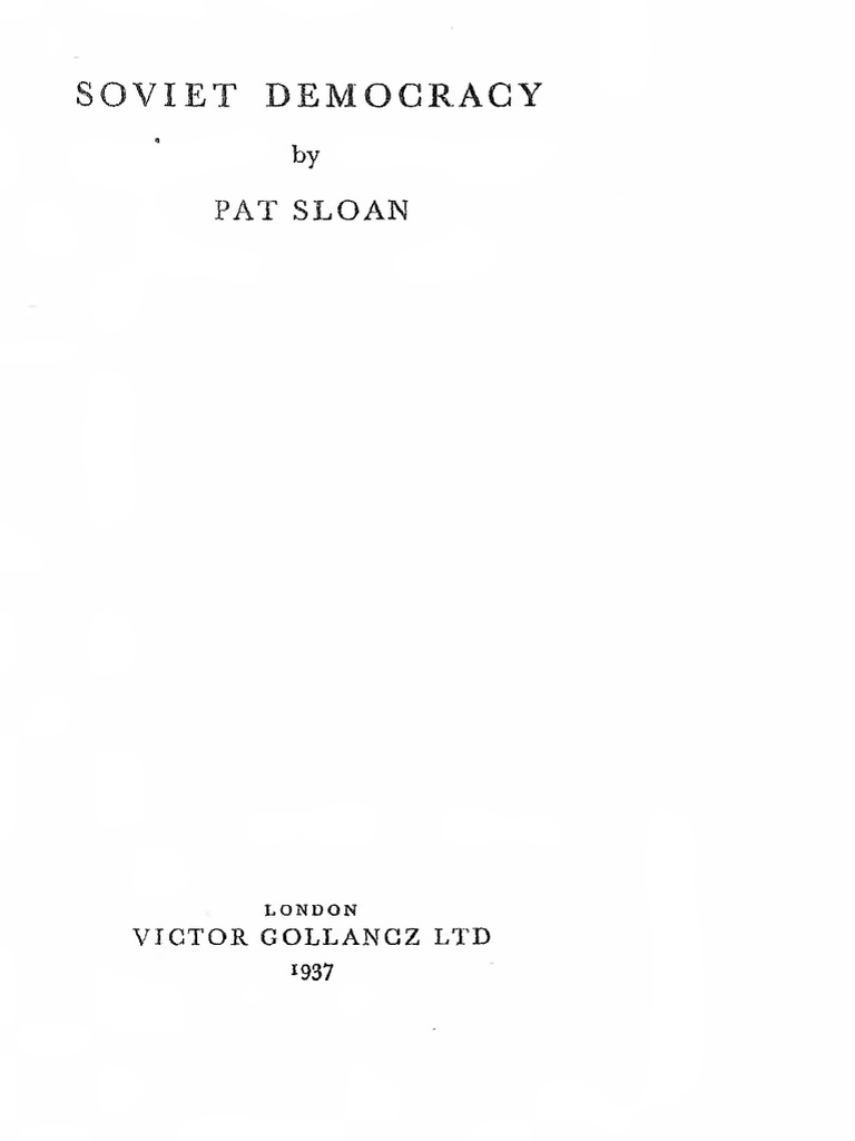 2015.261348.Soviet-Democracy Text | PDF | Citizenship | Democracy