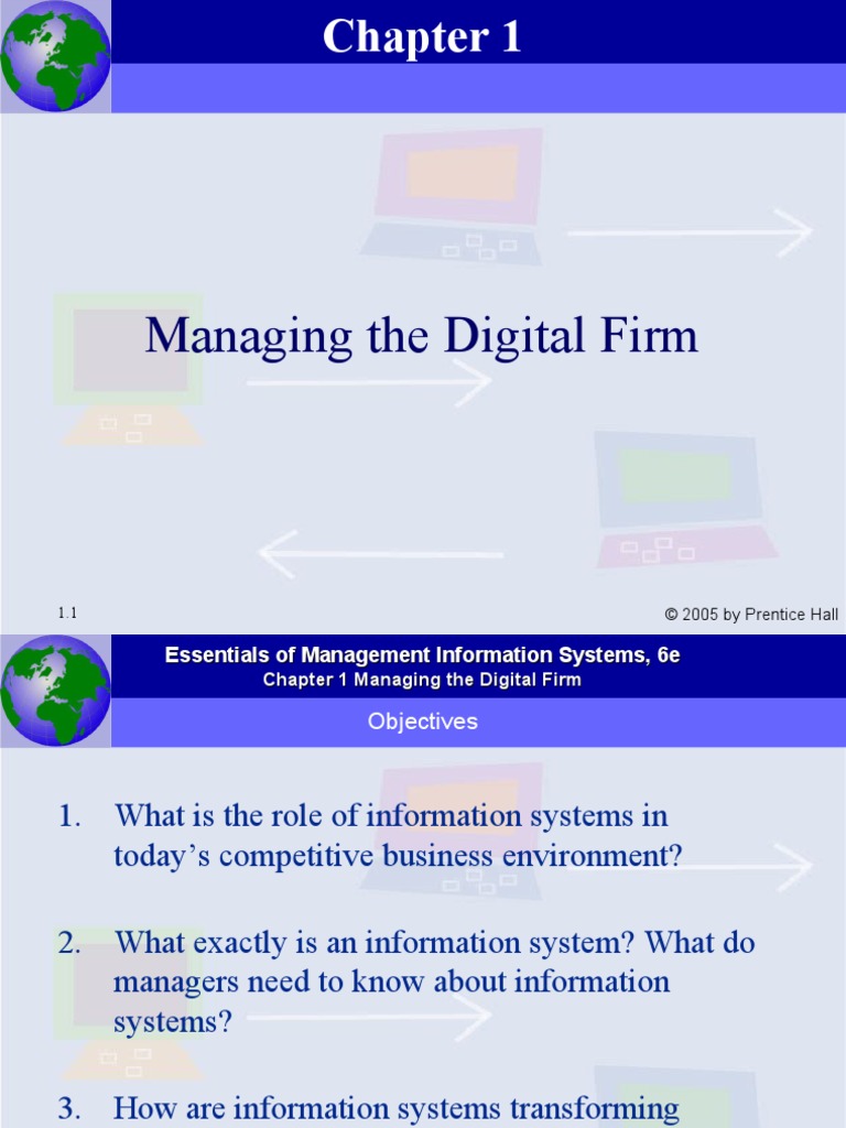 Chapter 1 Managing The Digital Firm | PDF | Information System ...