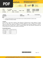 Typhoid Test Report | PDF | White Blood Cell | Blood