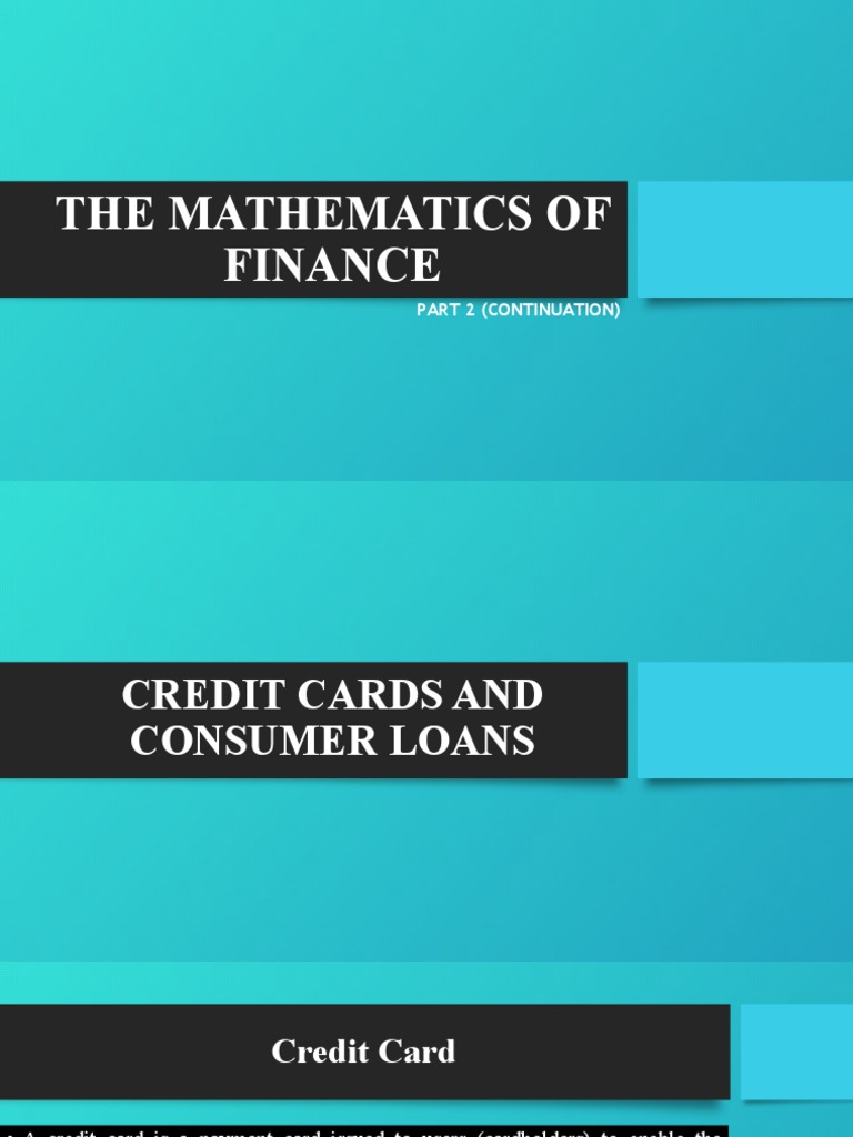Business Math | PDF | Annual Percentage Rate | Loans