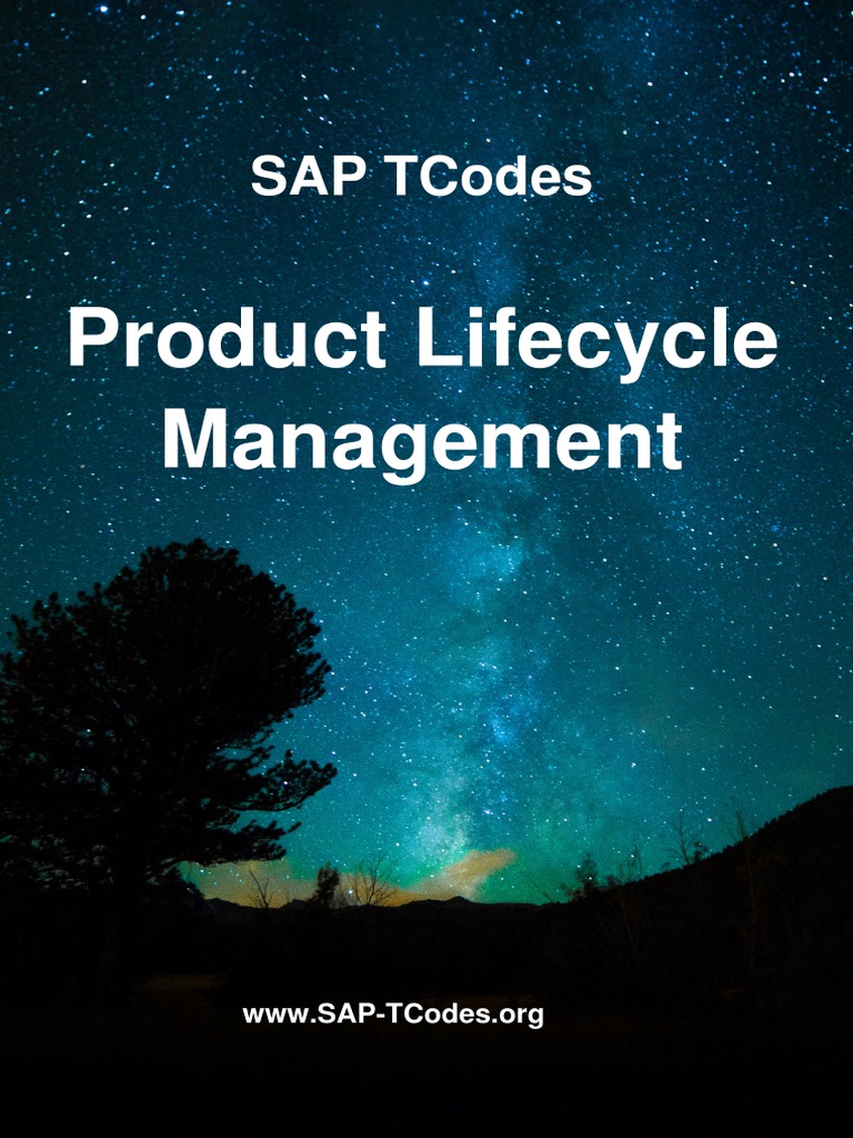 Sap Tcodes: Product Lifecycle Management | PDF | Product Lifecycle | Sap Se