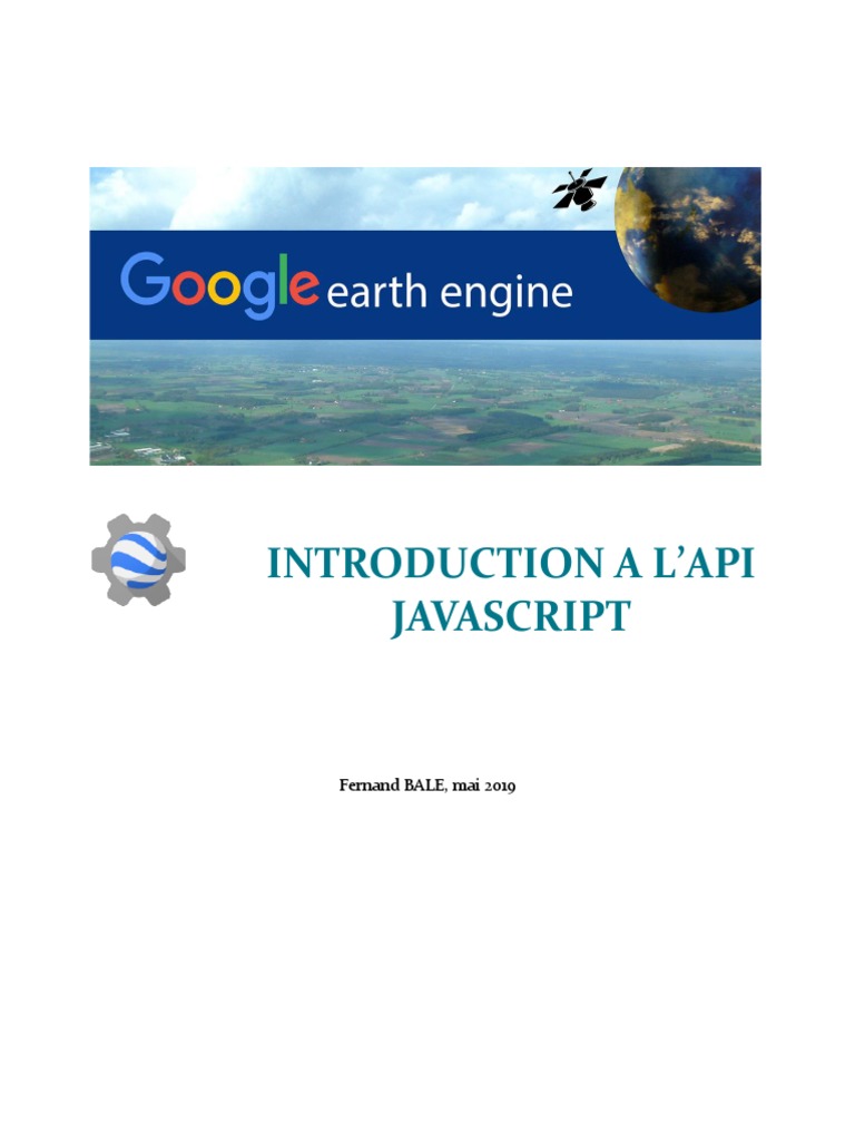 Introduction à l'API JavaScript GEE | PDF | Interface de programmation ...