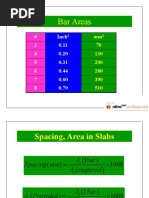 Table For Rebars Areas & Spacings Table 1 - by Calculation | PDF | Computers | Technology ...