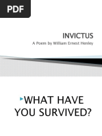Meaning and Analysis of Invictus | PDF | Religious Belief And Doctrine
