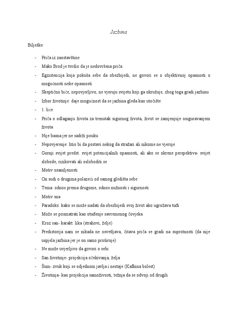 Jazbina | PDF