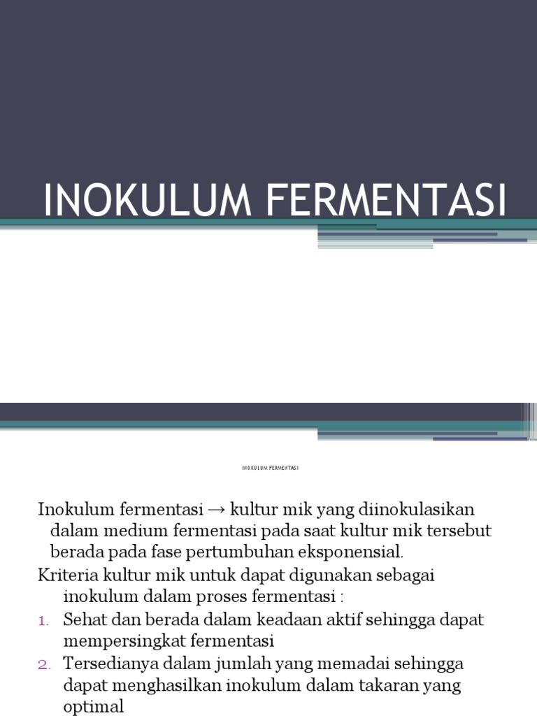 Inokulum 6 | PDF