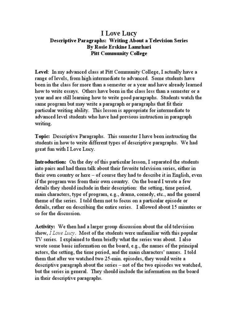 04 I Love Lucy | PDF | Lucille Ball