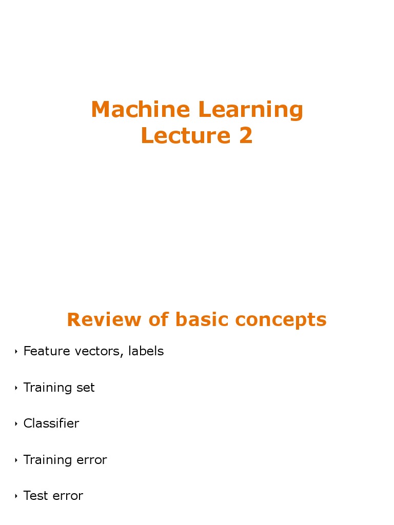 Intro to Linear Classifiers | PDF | Statistical Classification | Cybernetics