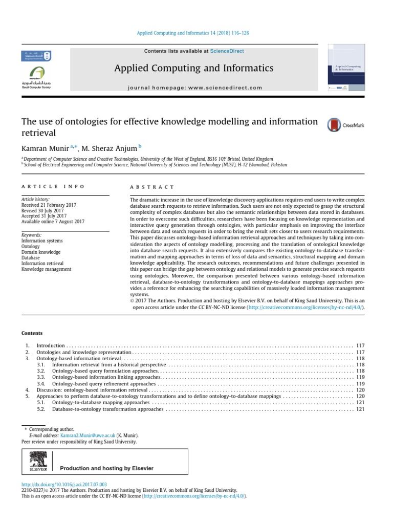 The Use of Ontologies For Effective Knowledge Modelling | PDF | Ontology (Information Science ...