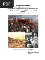 AP 8 Quarter 2 Module 1 | PDF