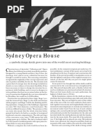Sydney Opera House: Structure & Design | PDF | Roof | Structural ...