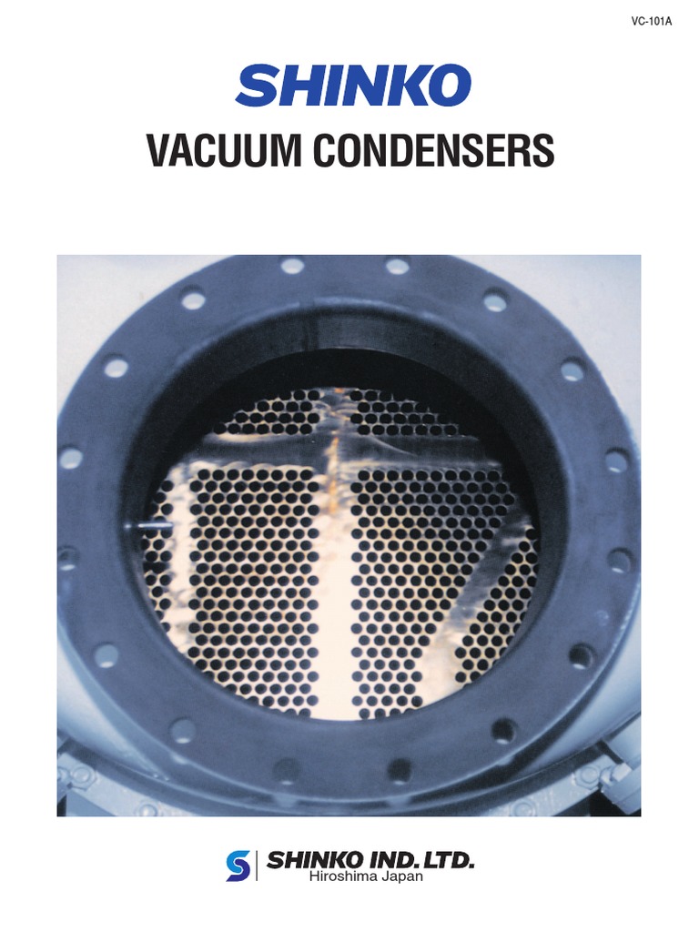 Vacuum Condensers | PDF | Steam | Valve