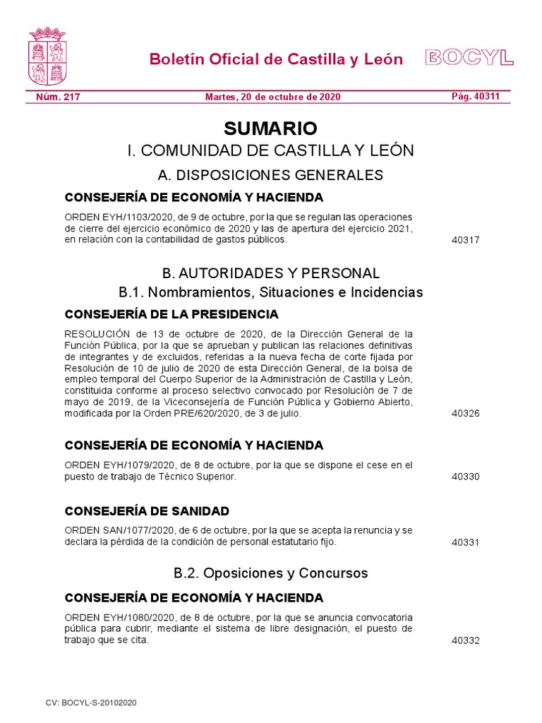 Bocyl S 20102020 | PDF | Instituciones sociales | Política