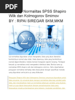 Cara Uji Normalitas Shapiro-Wilk Dengan SPSS Lengkap - SPSS Indonesia | PDF