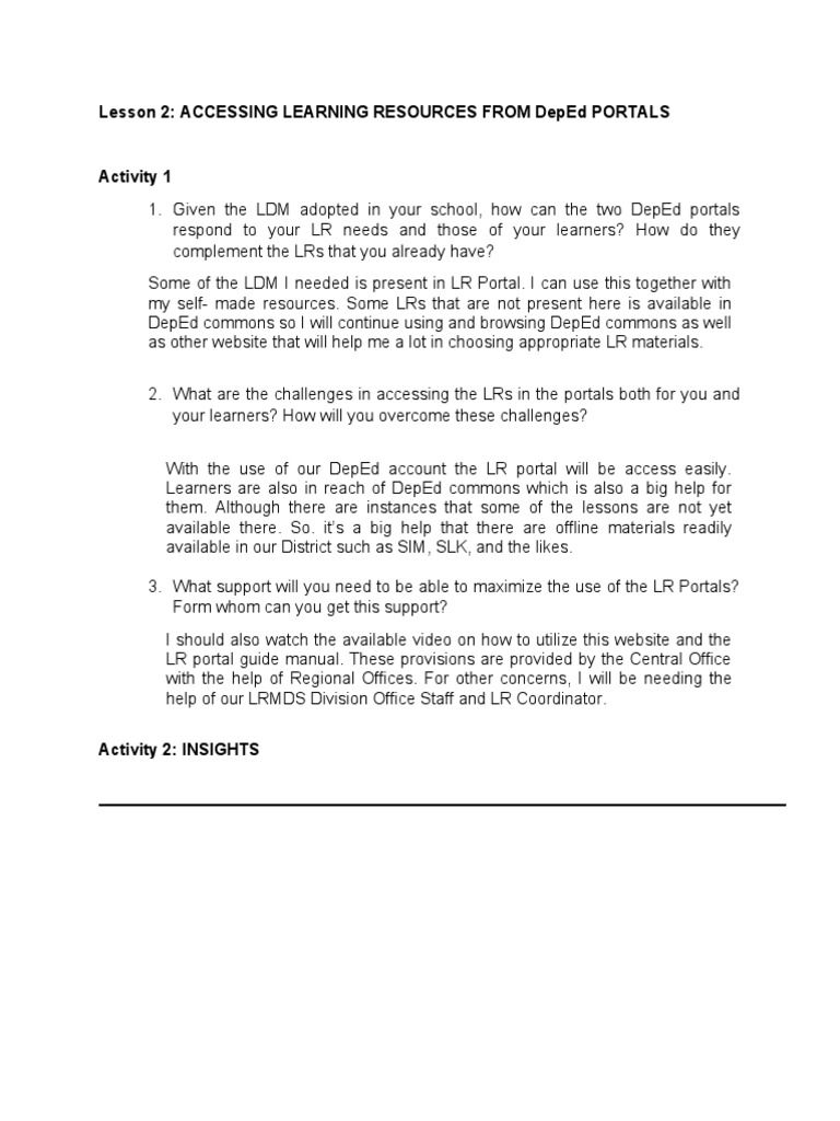 Eugene R. Lebria Module-3b-Lesson-2-Activity-1-2 | PDF