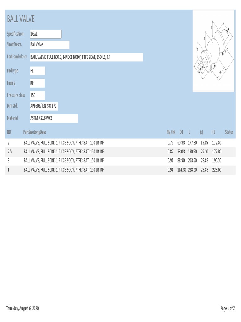 Ball Valve PDF | PDF