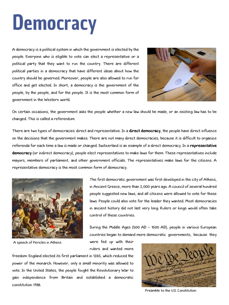 Democracy | PDF | Democracy | Political Ideologies