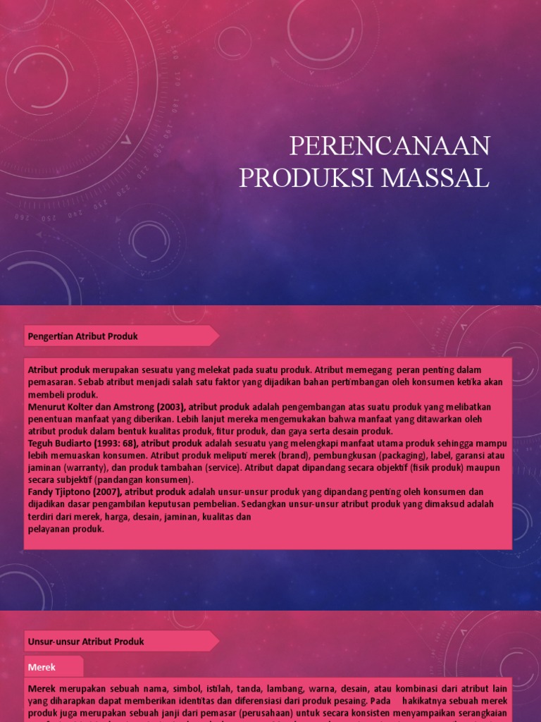 Atribut dan Unsur Produk dalam Pemasaran | PDF | Bisnis | Pengelolaan ...