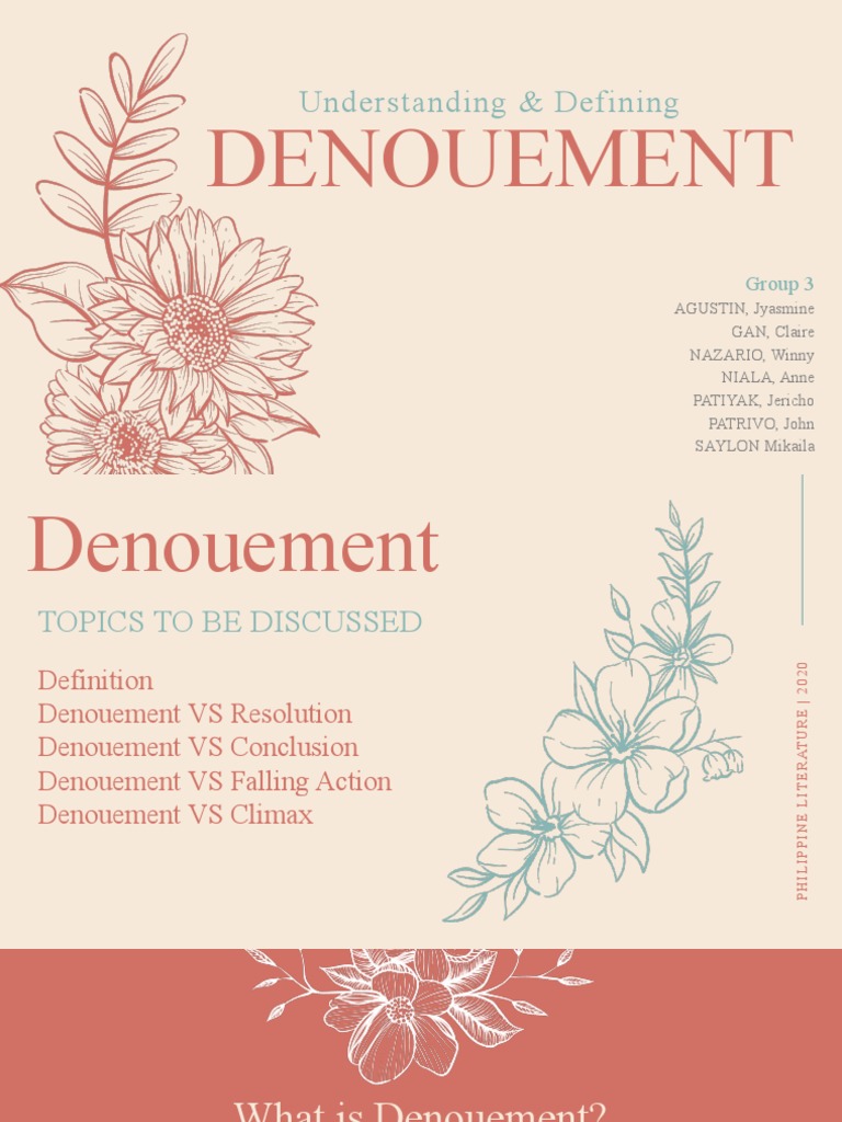 Denouement: Understanding & Defining | PDF | Foreign Language Studies ...